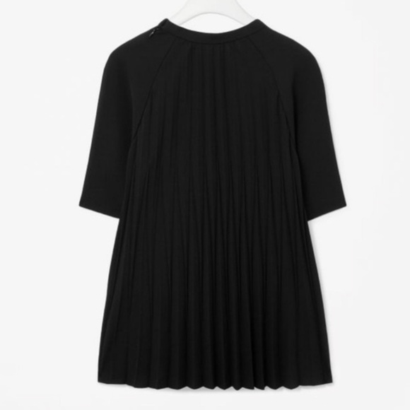 COS | Tops | Cos Raw Edge Pleated Contemporary Top | Poshmark